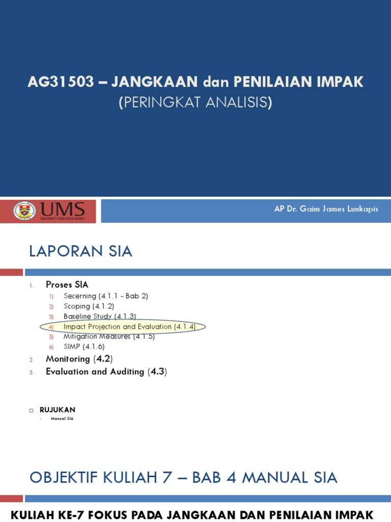 K7-Jangkaan-&-Penilaian Impak | PDF