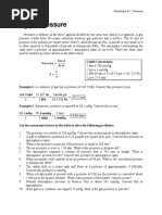 Manometer Problems Worksheet - Answers | PDF | Pressure Measurement ...