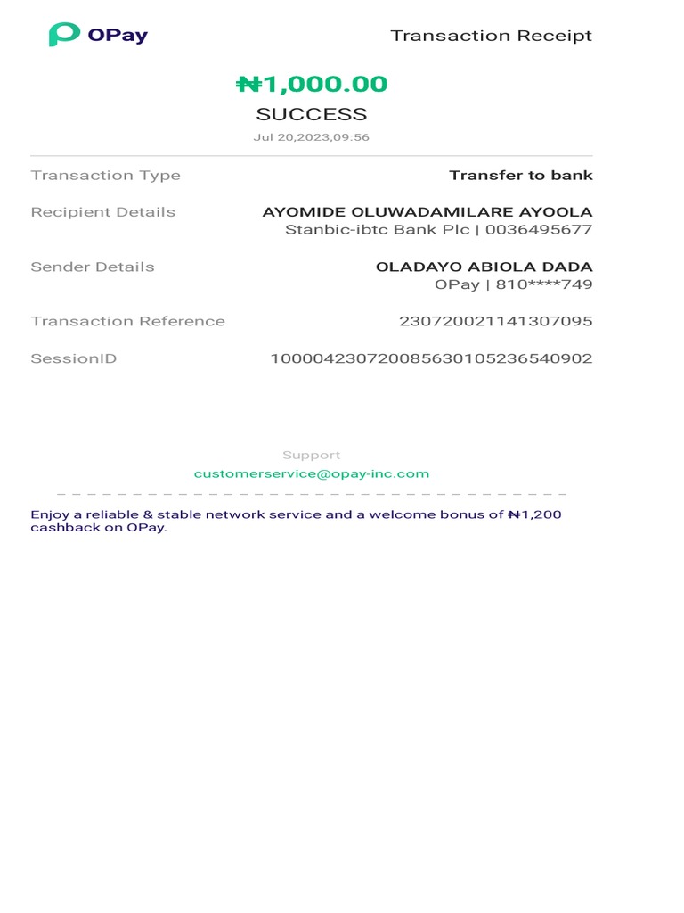 Transaction Receipt-230720021141307095 | PDF | Finance & Money Management