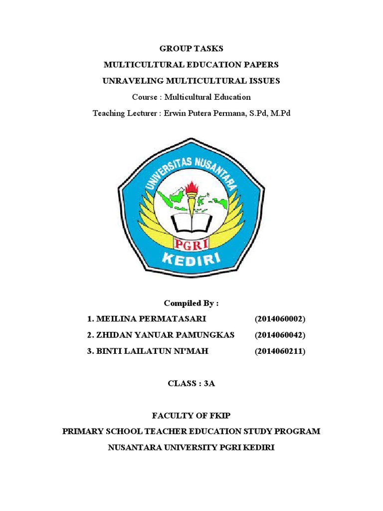 Group Tasks Multicultural Education Papers Unraveling Multicultural ...