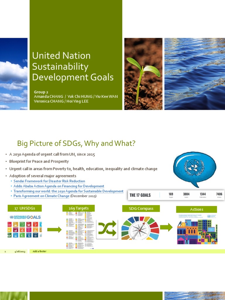 United Nation Sustainability Development Goals | Download Free PDF ...