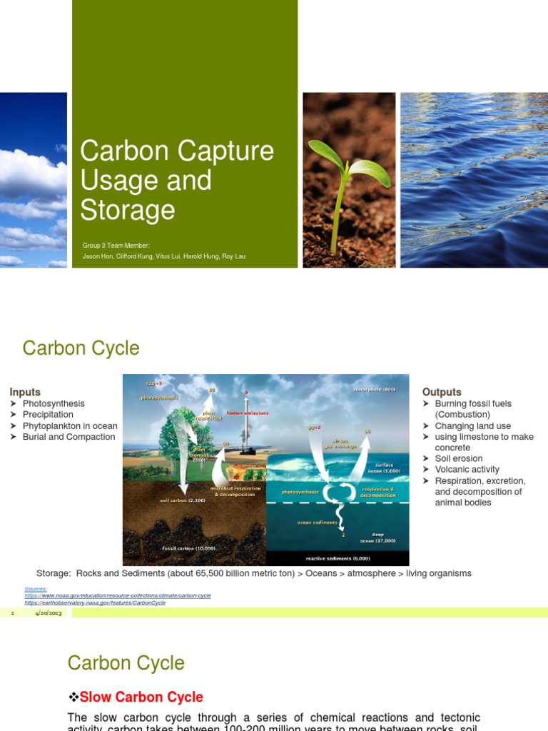 Carbon Capture Usage and Storage | PDF | Carbon Capture And Storage ...