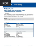 Ardrox® 6025A Technical Data Sheet | PDF | Corrosion | Steel