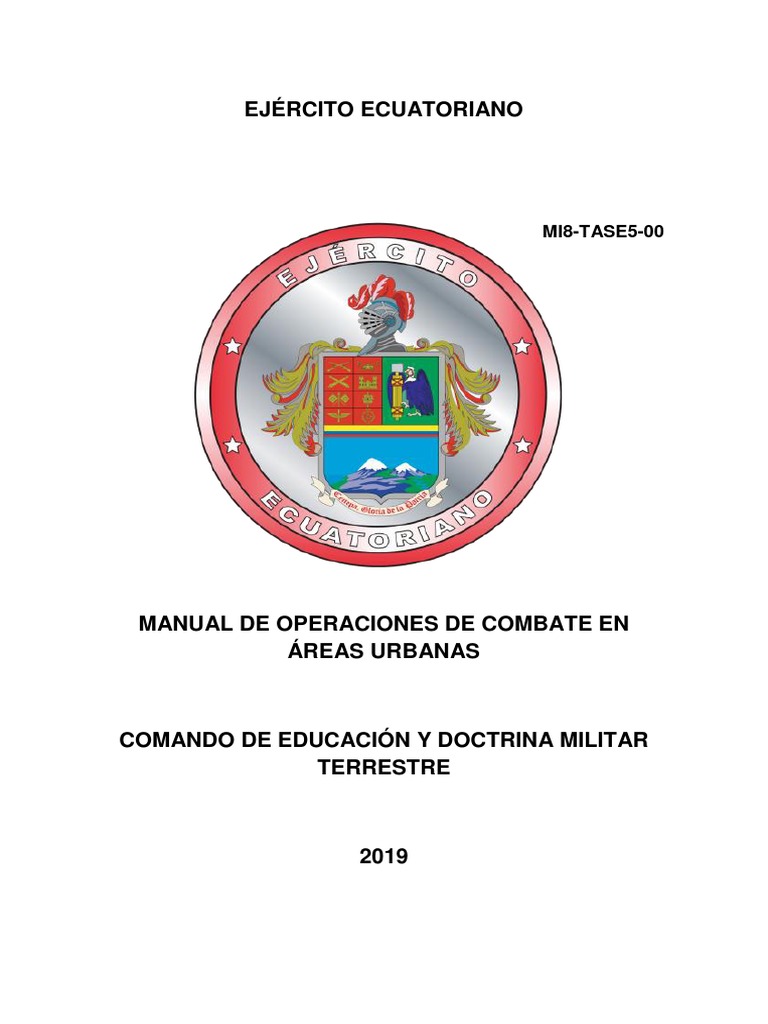 4 Manual Combate Urbano | PDF | Infantería | Francotirador