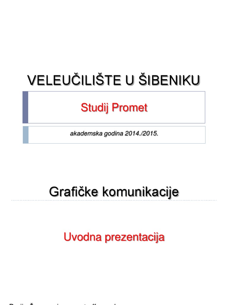 Uvodna Prezentacija | PDF