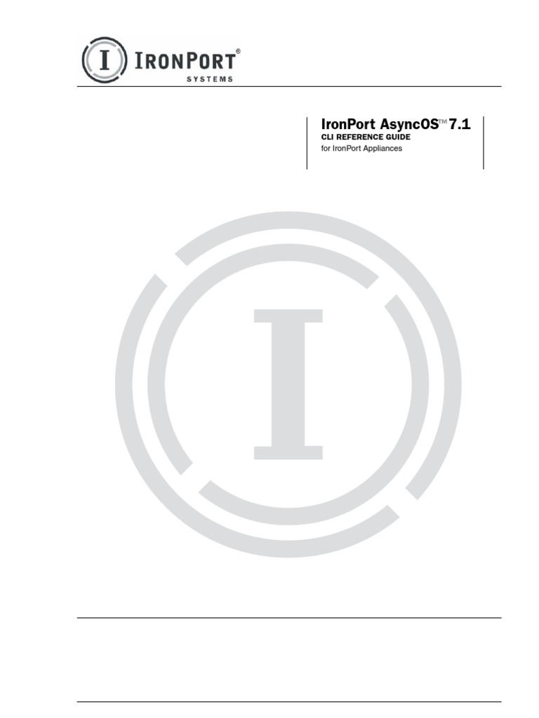 IronPort - Guide | PDF | Domain Name System | Email