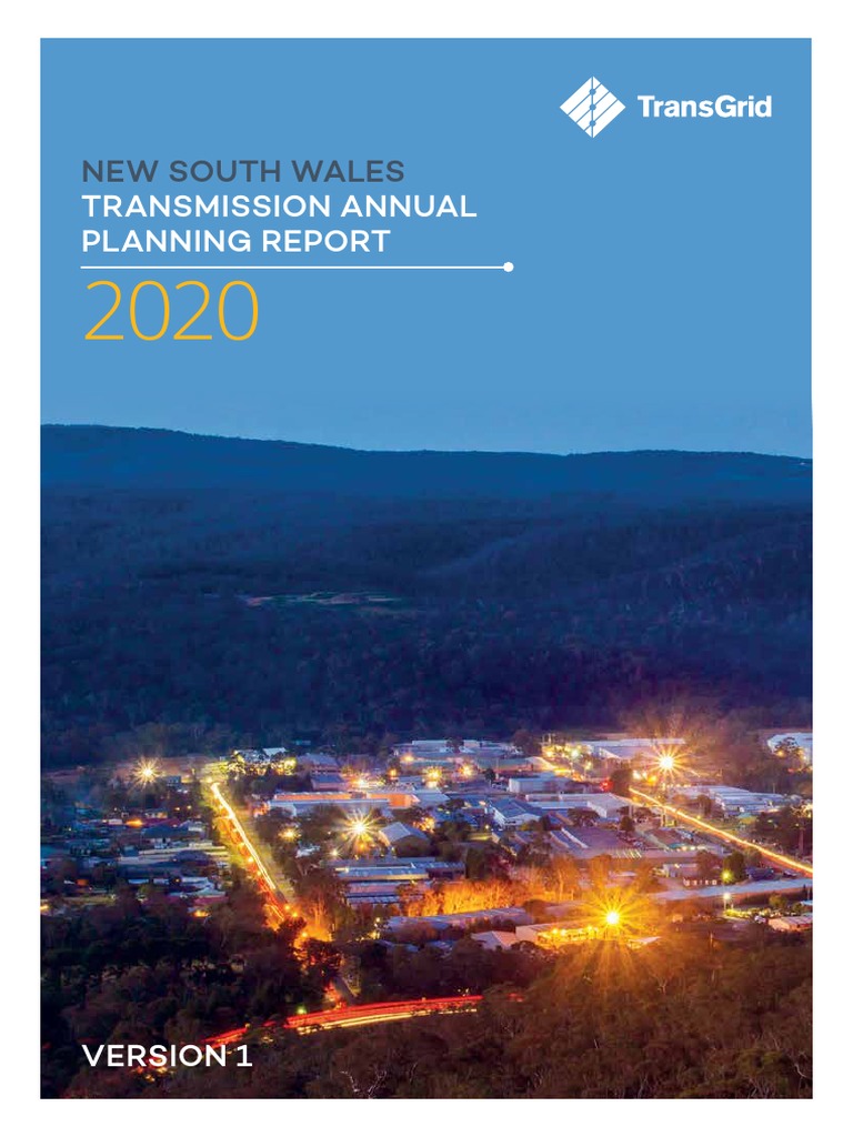 NSW Transmission Annual Planning 2020 | PDF | Electricity Generation ...