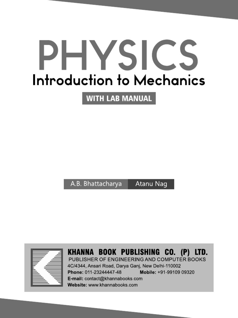 UG - Physics (Introduction To Mechanics) - English | PDF | Rotation ...