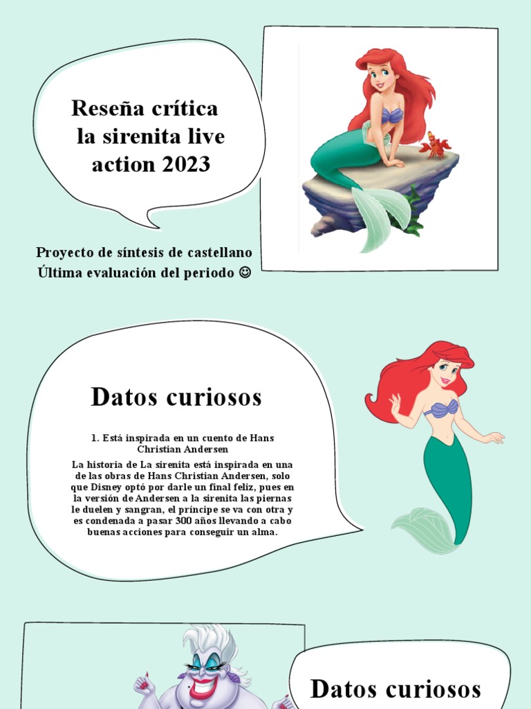 Reseña de La Sirenita | PDF