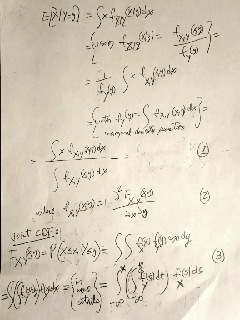 Conditional Expectation Manipulations | PDF Conditional Expectation Manipulations | PDF