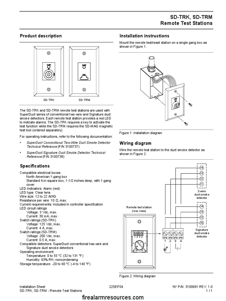 SD-TRK and SD-TRM Wiring Guide | PDF | Equipment | Electrical Engineering