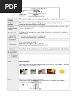 Grade 5 Detailed Lesson Plan: Line Graphs | PDF | Chart | Cartesian ...