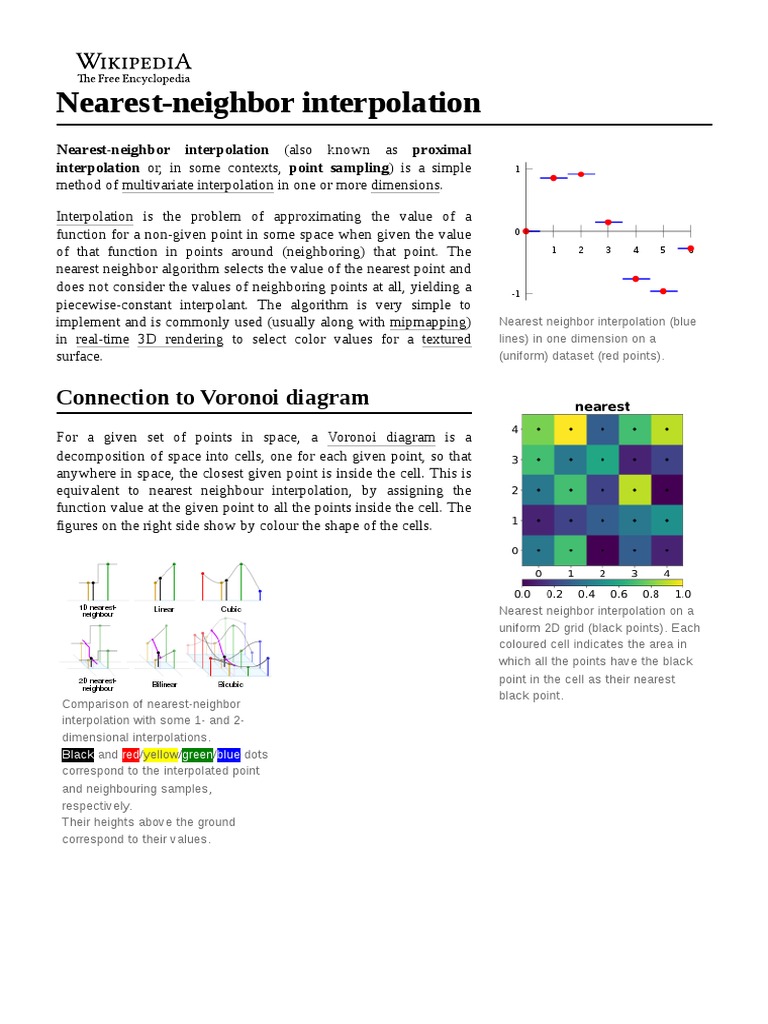 Nearest-Neighbor Interpolation | PDF | Computer Graphics | Algorithms ... Nearest-Neighbor Interpolation | PDF | Computer Graphics | Algorithms ...