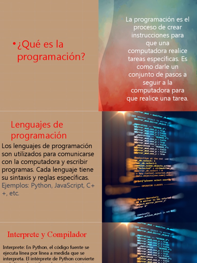 Introduccion A La Programacion | PDF | Programación | Programa de computadora