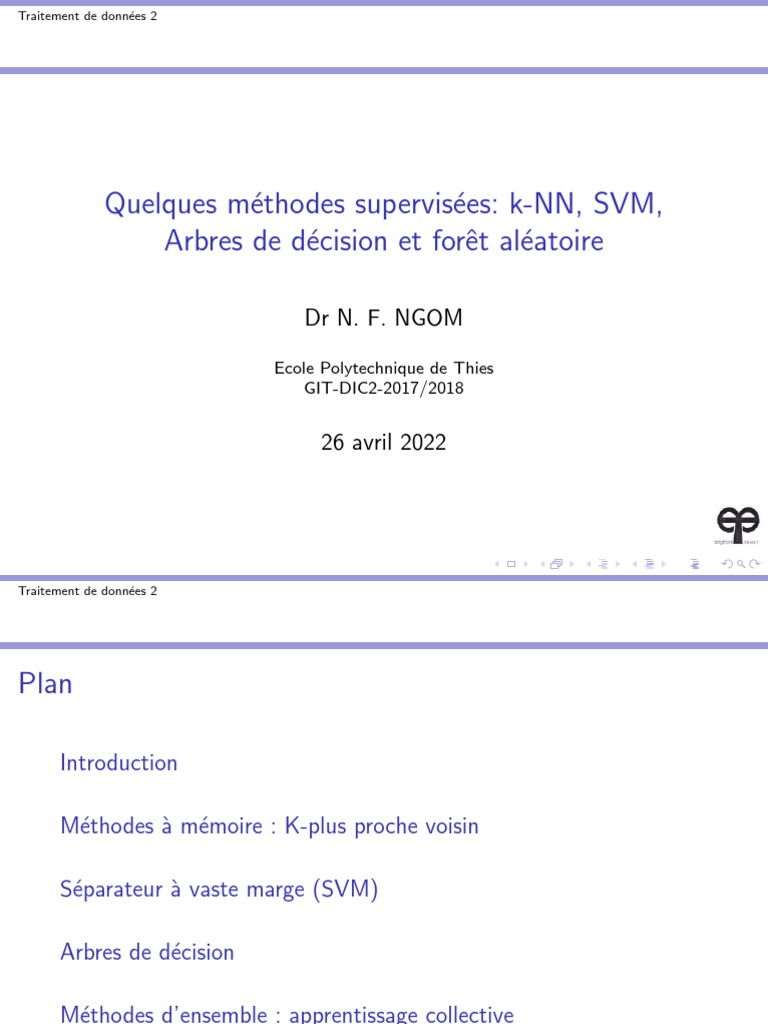 Introduction aux SVM en traitement de données | PDF | Machine à vecteurs de support ...