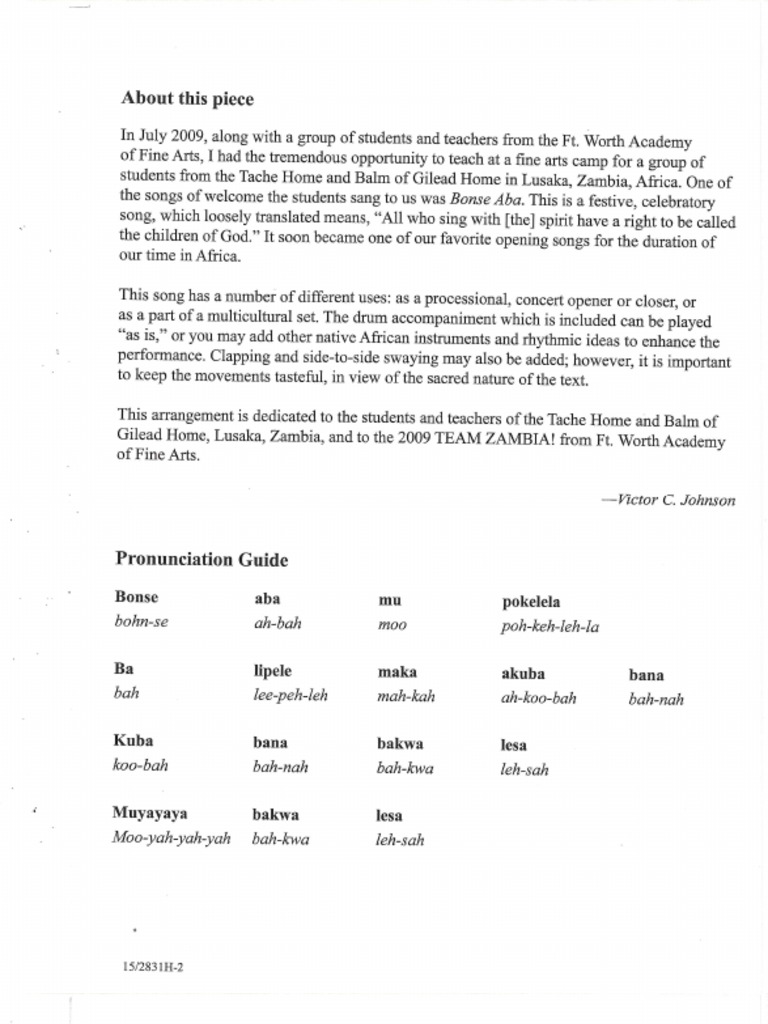 Bonse Aba | PDF