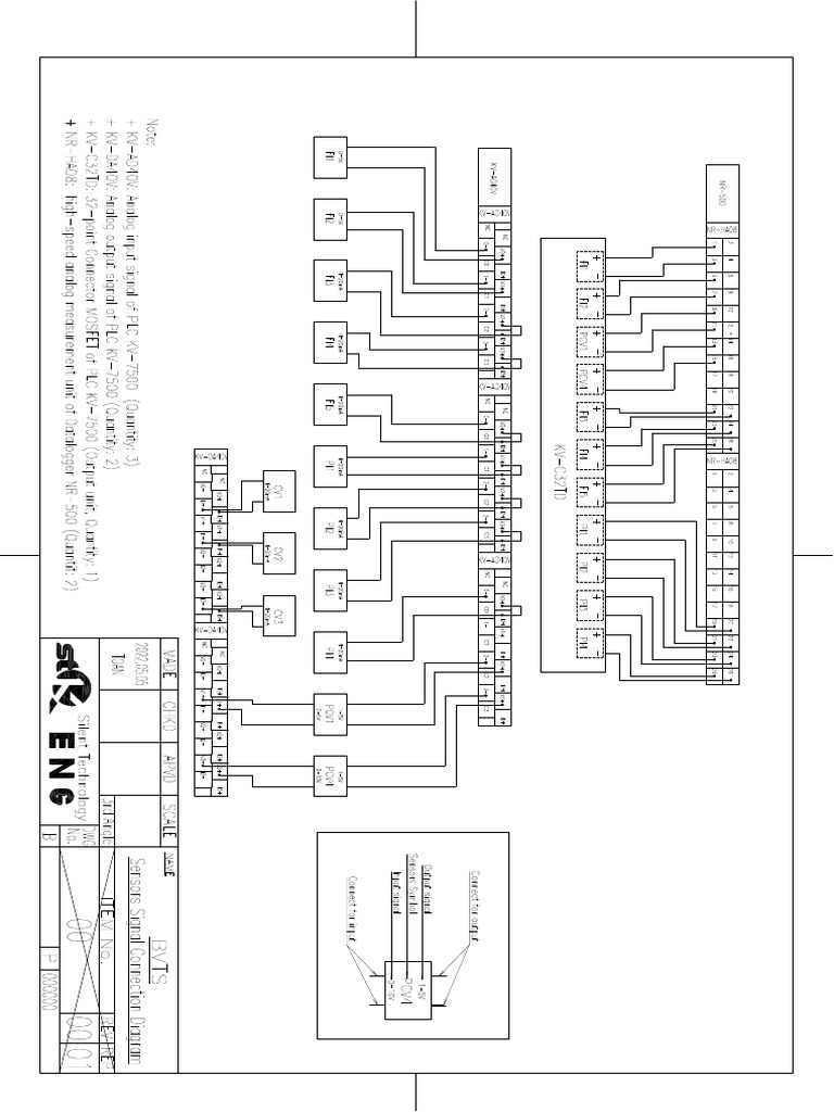2.0 Sensors Signal Connection Diagram | PDF