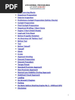 Airbus A320 Neo Checklist | PDF | Aviation | Transport