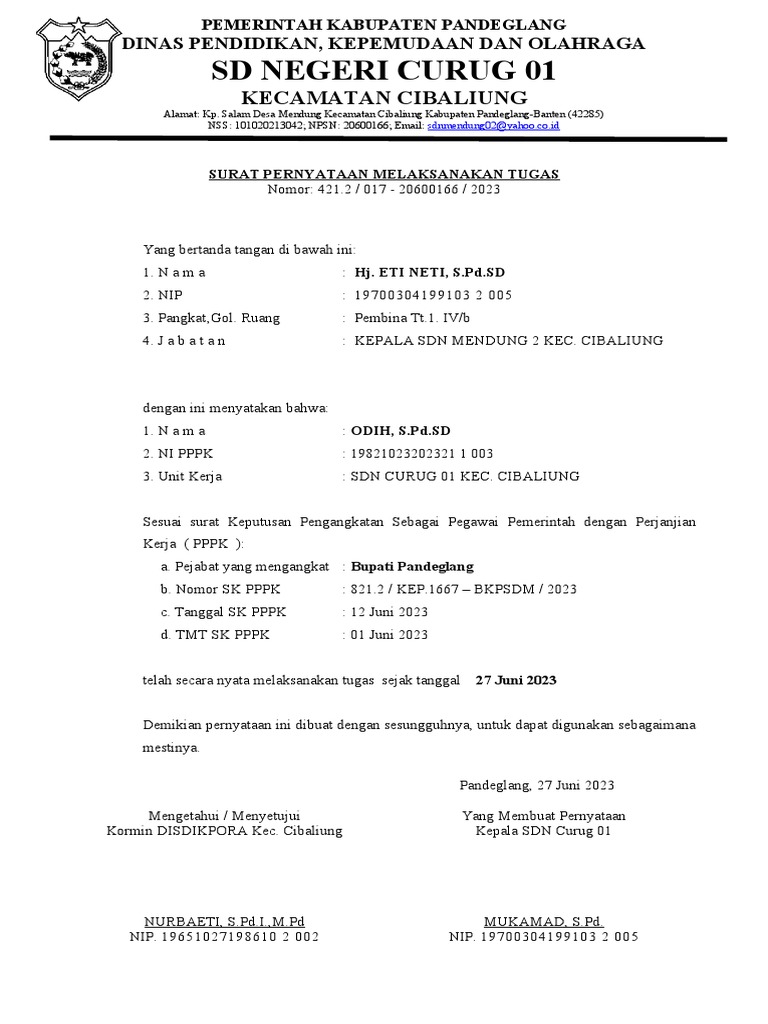 SPMT PPPK Odih | PDF