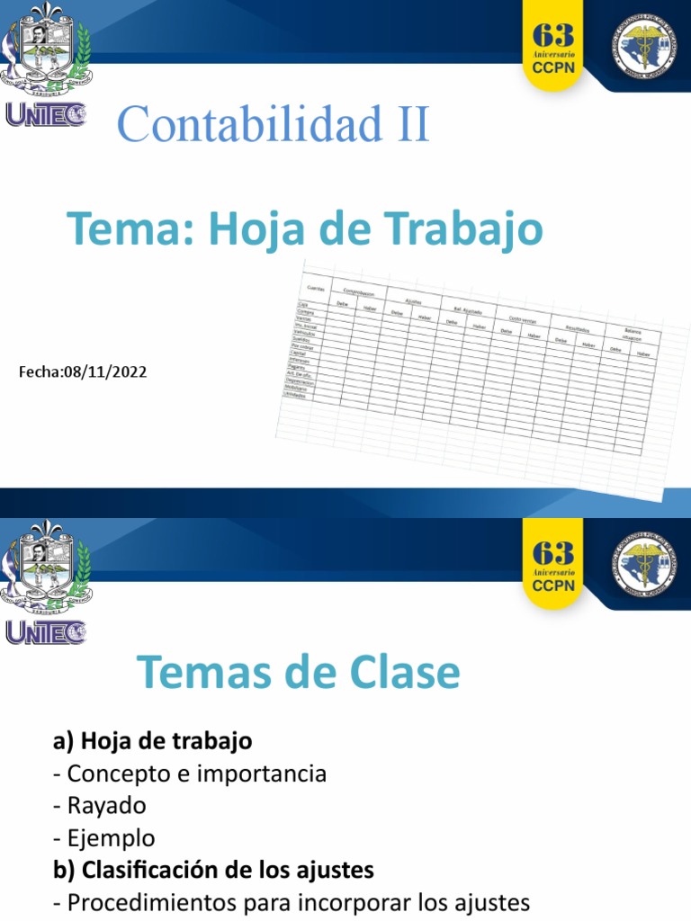 Clase #1 - Contabilidad II | Descargar gratis PDF | Contabilidad | Industrias de servicio