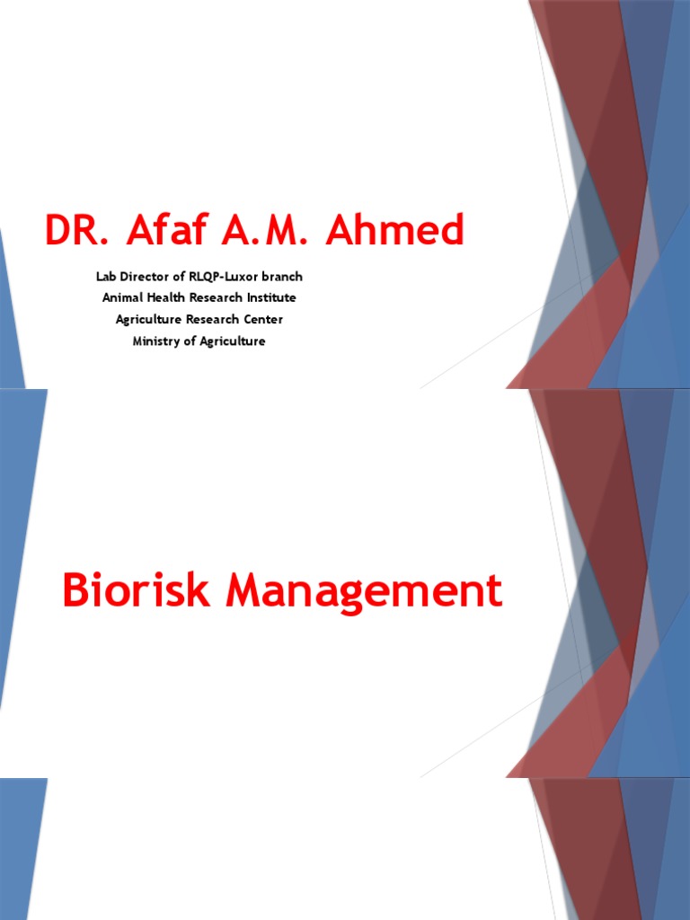 Biorisk Management (Part 2) | PDF | Personal Protective Equipment ...