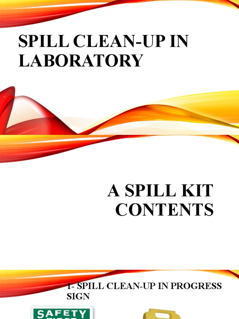 Clean Up Spill | PDF