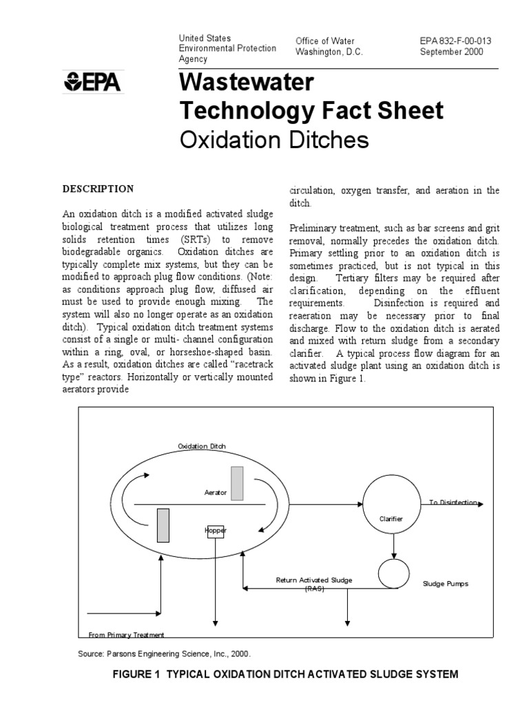 Overview of Oxidation Ditch Systems | PDF | Sewage Treatment | Waste ...