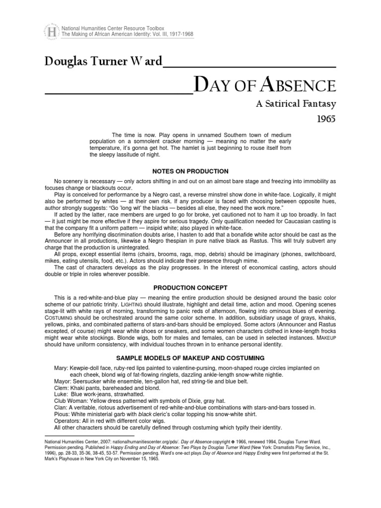Ward Day of Absence | PDF