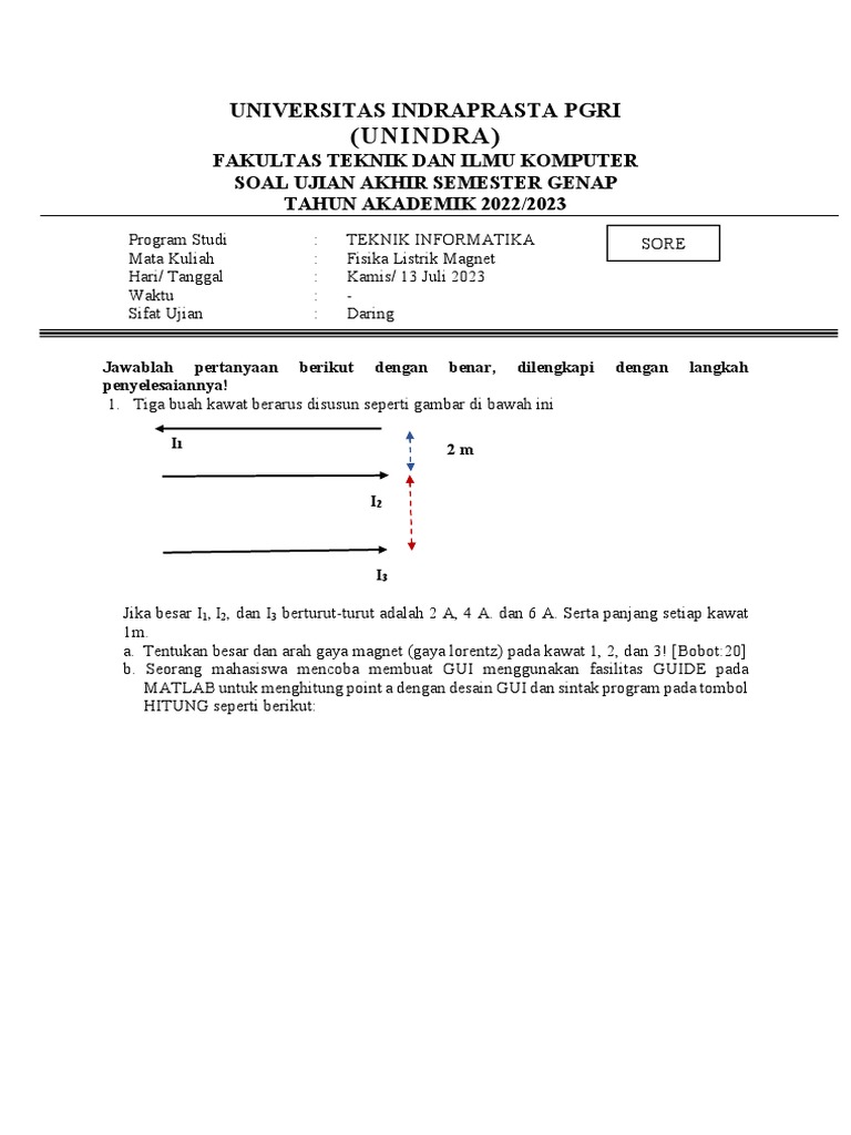 UAS FLM SORE Daring | PDF