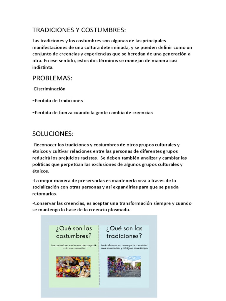 Tradiciones | PDF