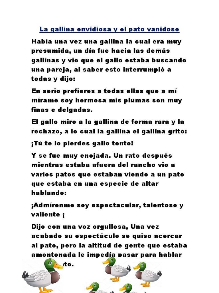 El Pato y La Gallina | PDF