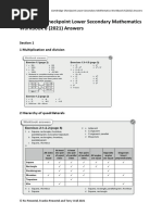 Workbook 8 Answers Cambridge Extras | PDF | Chemical Substances | Nature