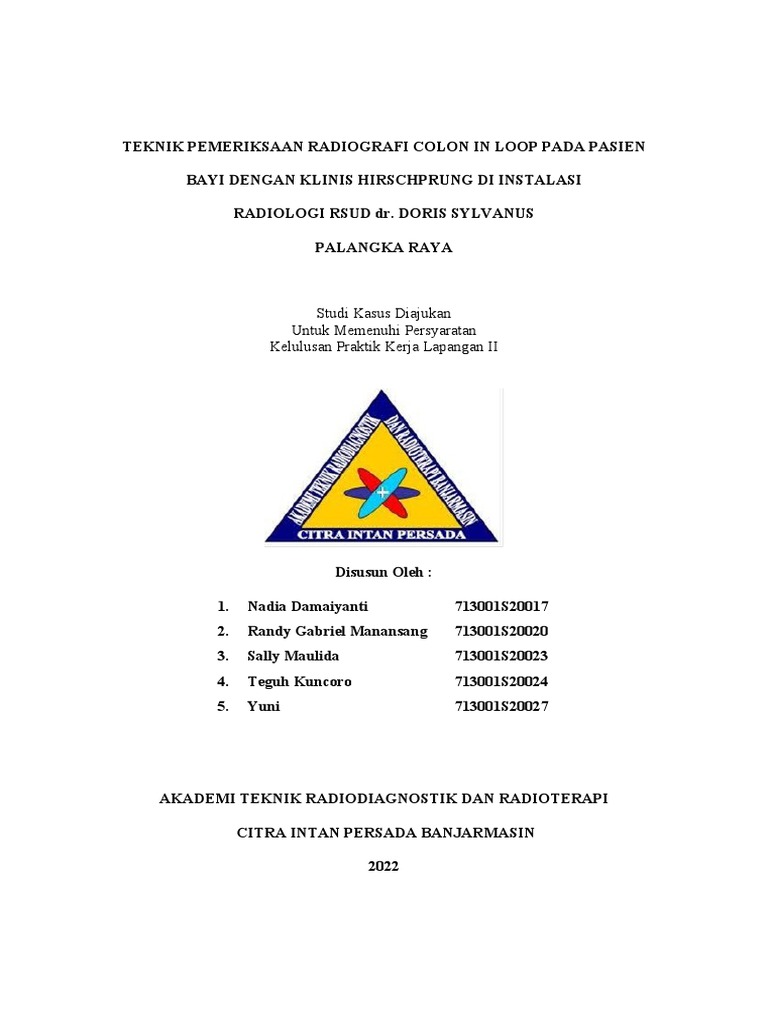 Teknik Pemeriksaan Radiografi Colon in Loop | PDF
