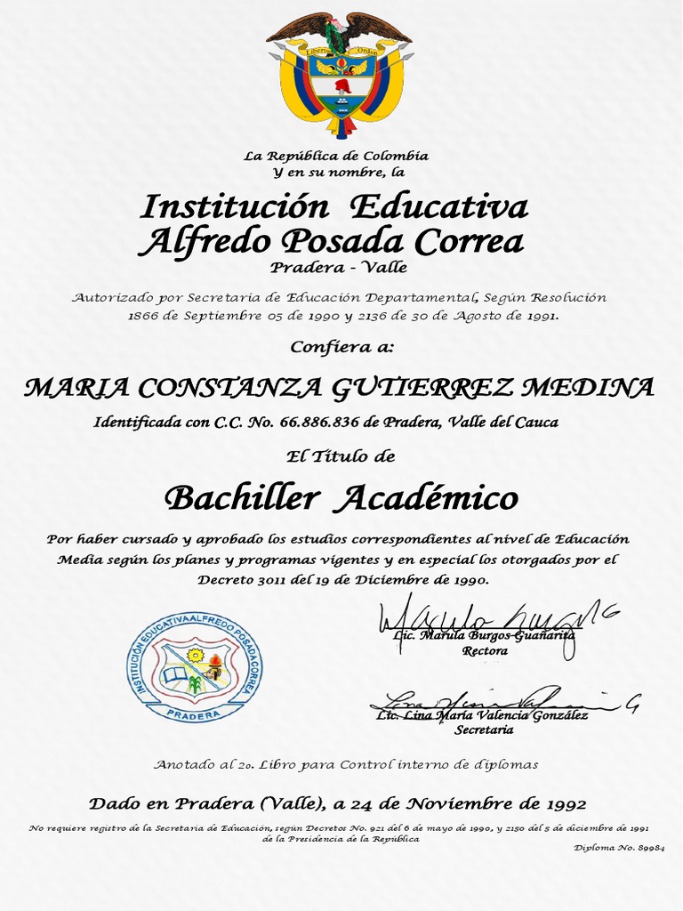Diploma | PDF
