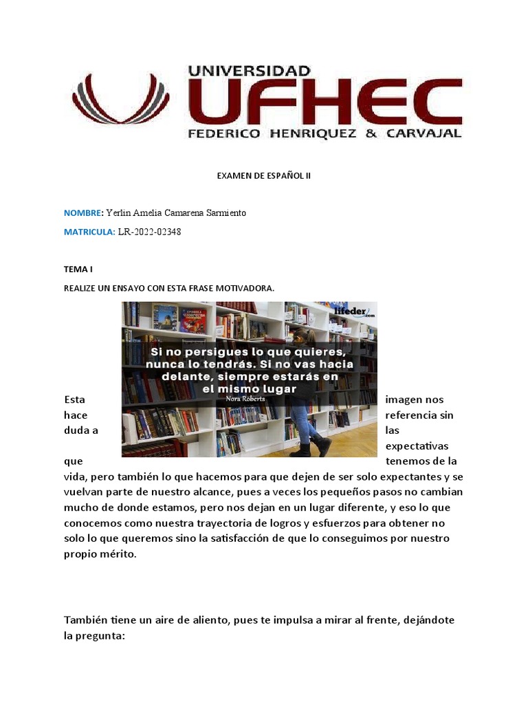 Examen Final de Español Ii.01 | PDF | Comunicación | Verdad
