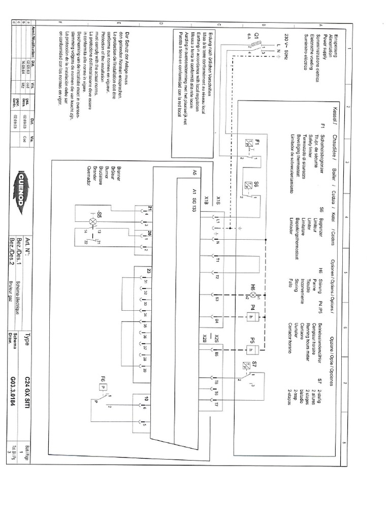 Siti B&T Schema Elettrico C 24 GX407 - S3 | PDF