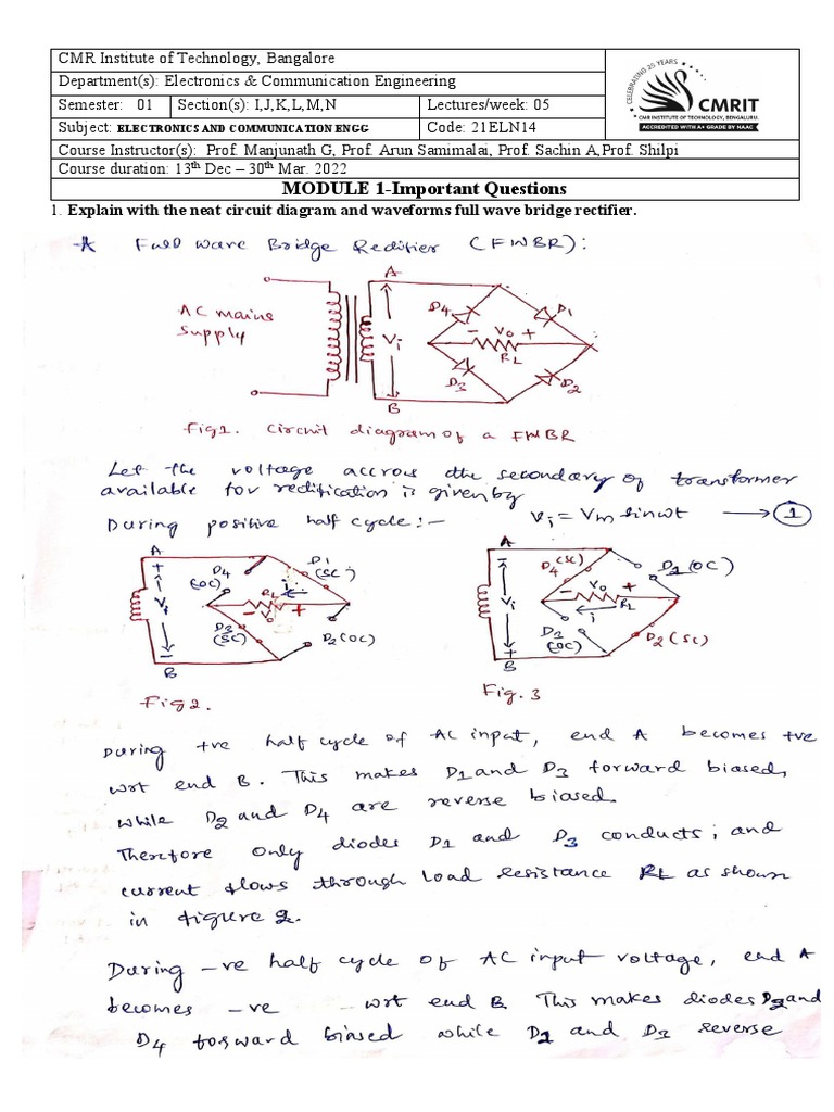 Module 1 VTU Solved Important Questions | PDF