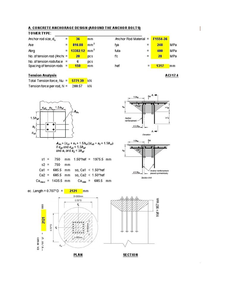 Anchorage-Reinf. Design | PDF | Mechanical Engineering | Applied And ...