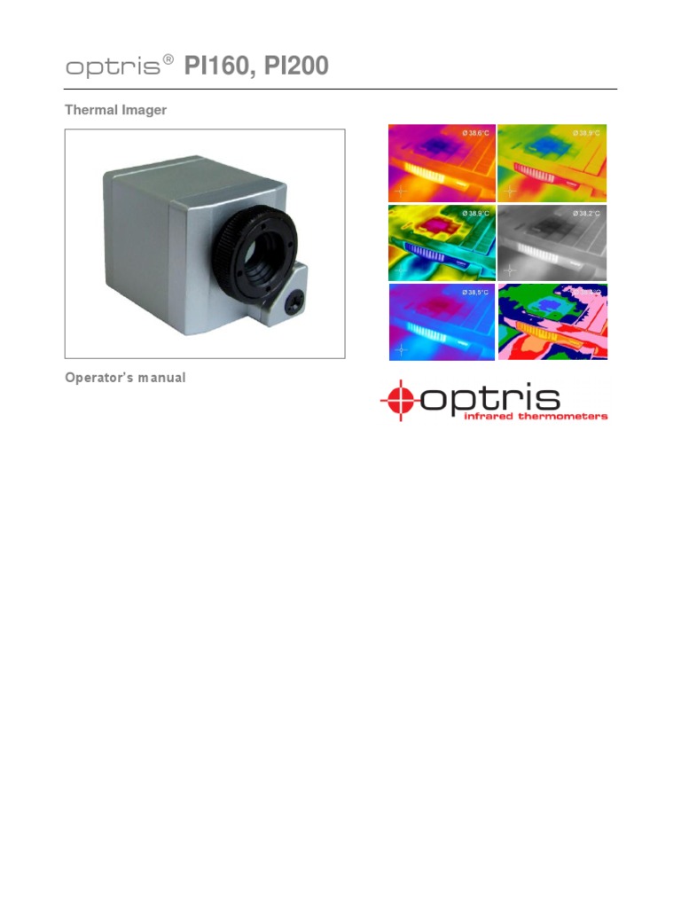 Manual Optris PI | PDF | Infrared | Electrical Connector