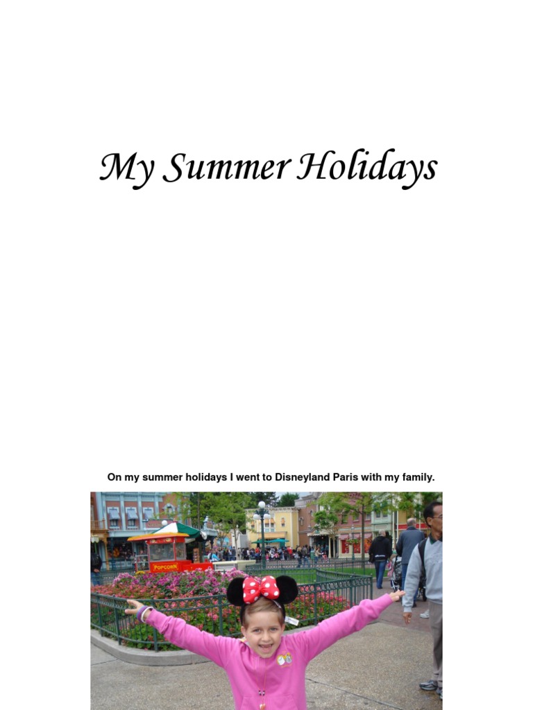 My Summer Holidays | PDF