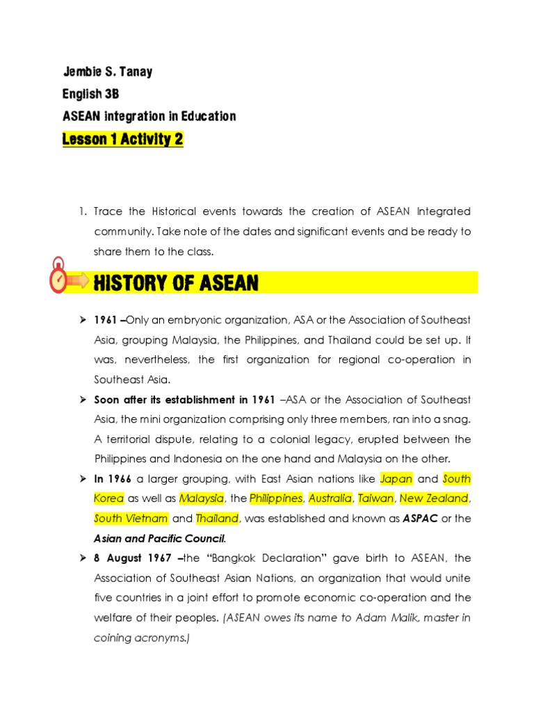 Activity 2 | Download Free PDF | Southeast Asia | Global Politics