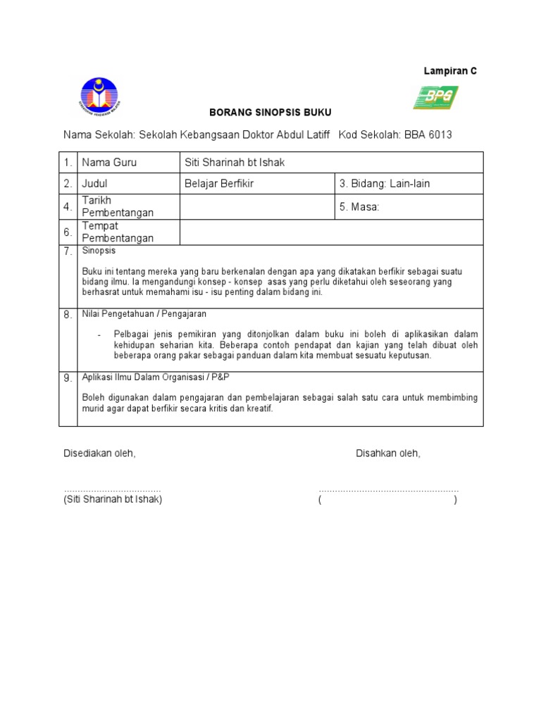 Ulasan Buku 4 - BELAJAR BERFIKIR | PDF