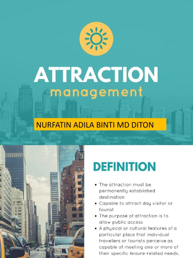 Chapter 1 Introduction of Attraction Management | PDF | Tourism | Leisure