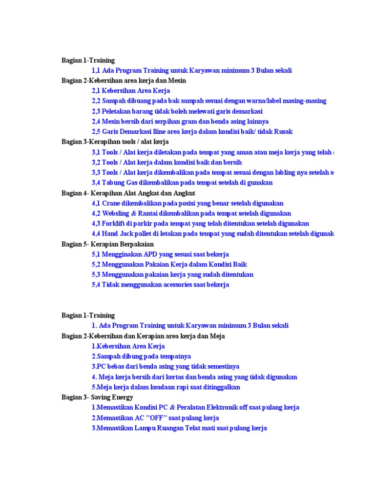 Summary Penilaian 5R Program | PDF