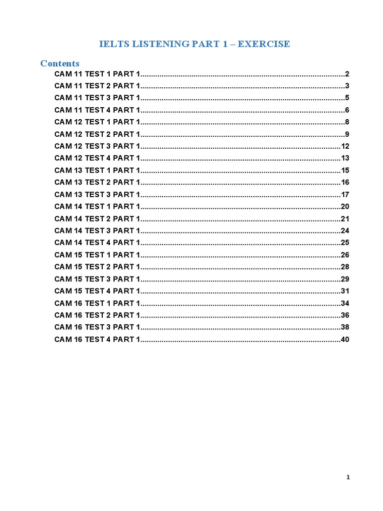 CAM 11-16 All Part 1 - Key | PDF