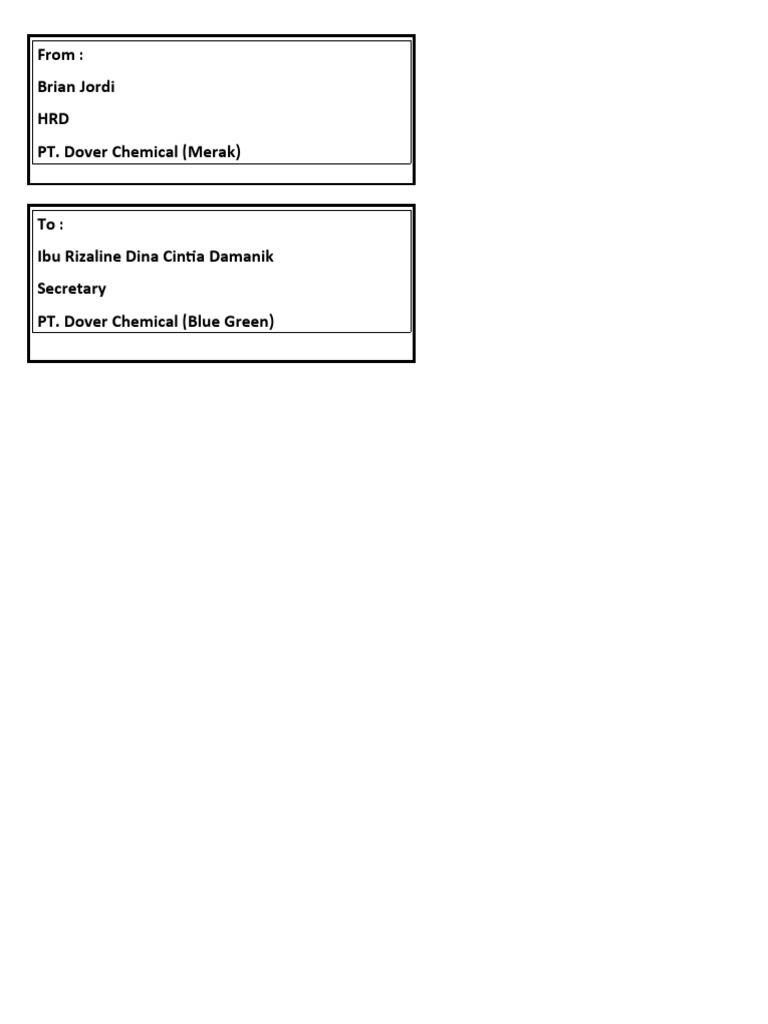 Label Map Pengiriman | PDF