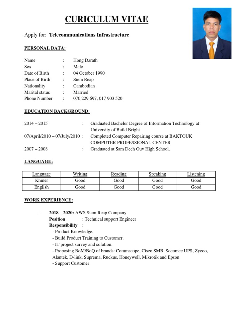 My CV | PDF | Cisco Certifications | Computing