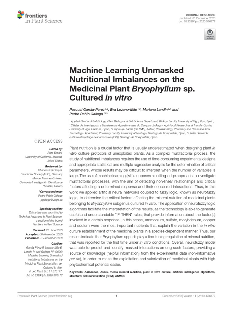 García-Pérez Et Al 2020 | PDF | Cross Validation (Statistics) | Mean Squared Error