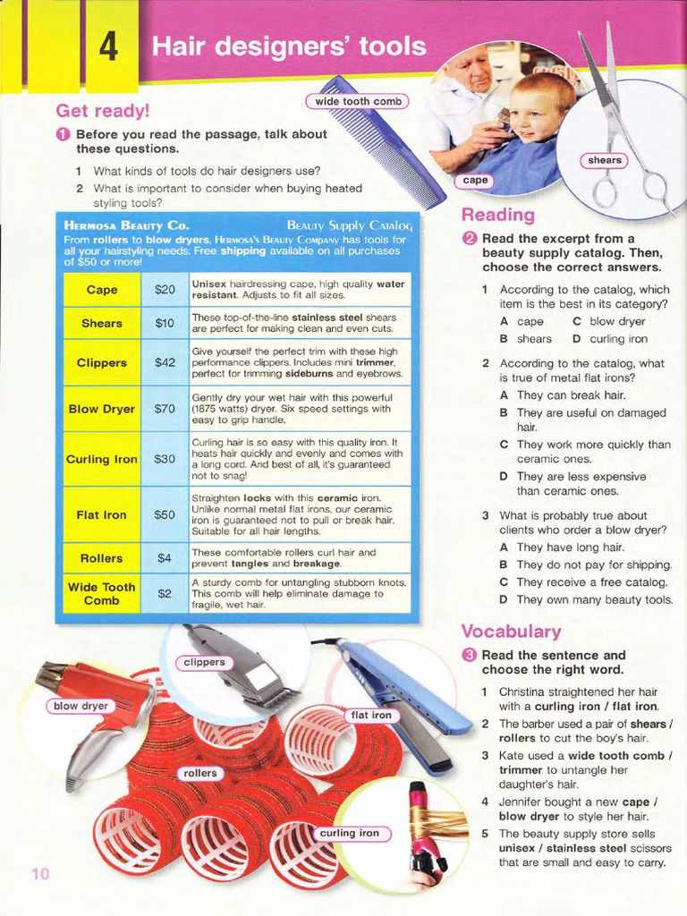 Hair Designers'tools-Hair Style | PDF | Human Hair | Hair