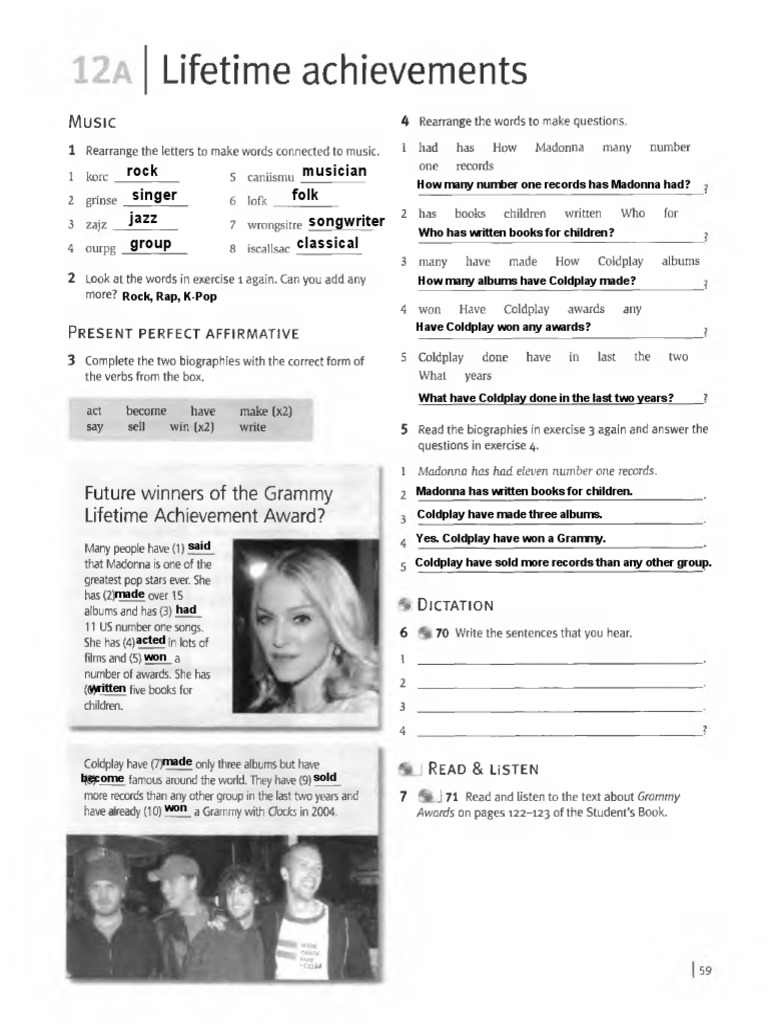 Unit 12 Resuelto | PDF | Grammar | Linguistics